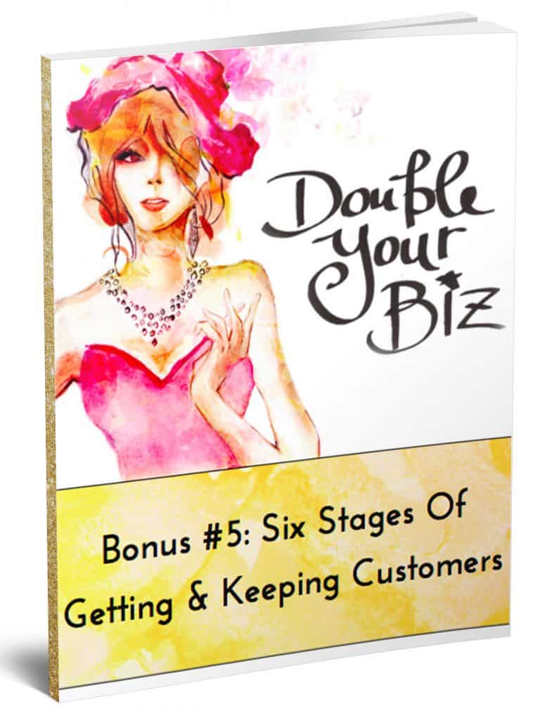 6 Stages of Getting + Keeping Customers Worksheet - Leonie Dawson ...