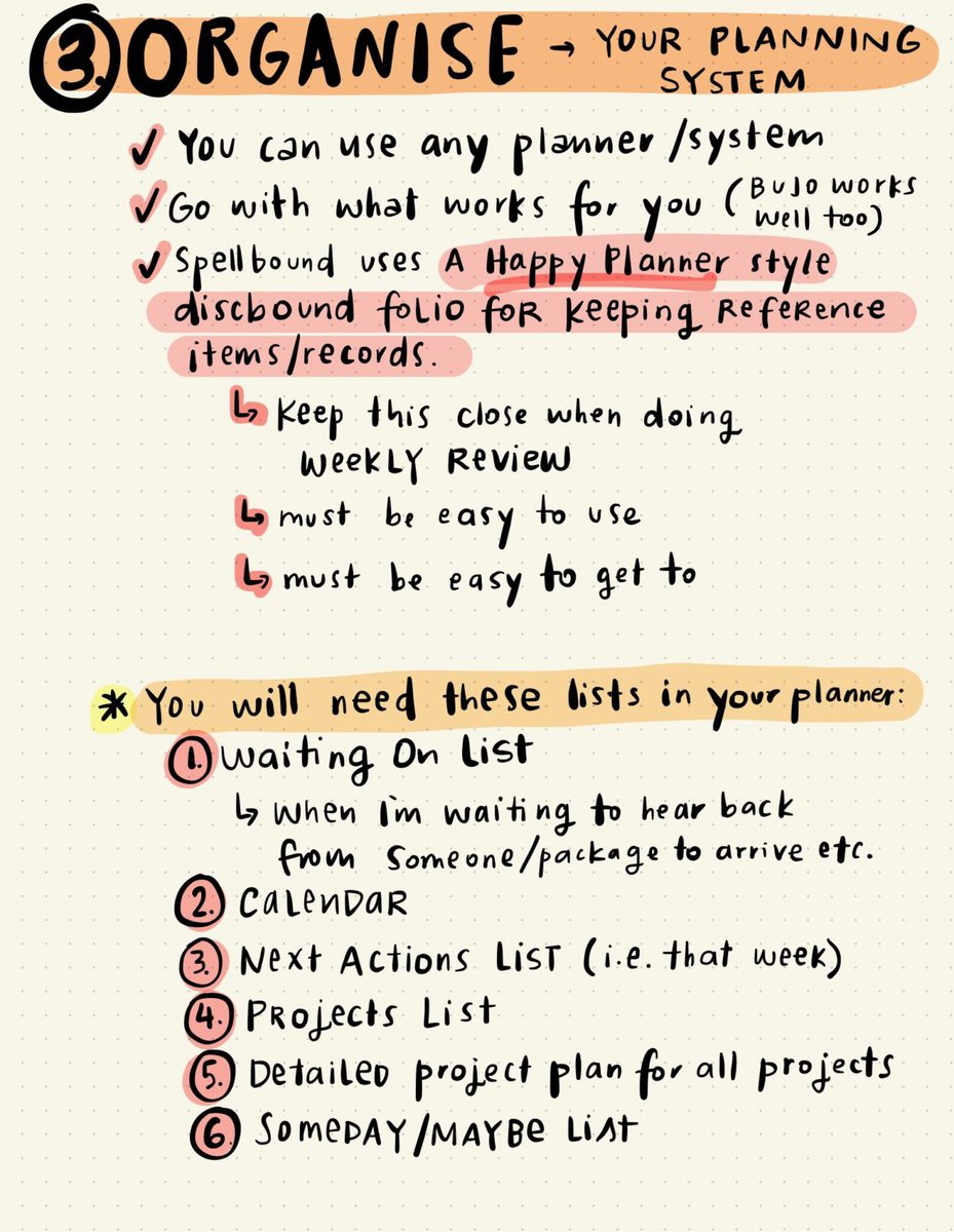 Getting Things Done: Notes - Leonie Dawson | Goals, Marketing ...